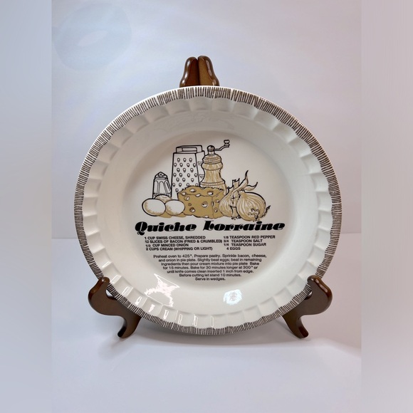 Royal China by Jeannette | Kitchen | Vintage Royal Ceramic Quiche Pie ...